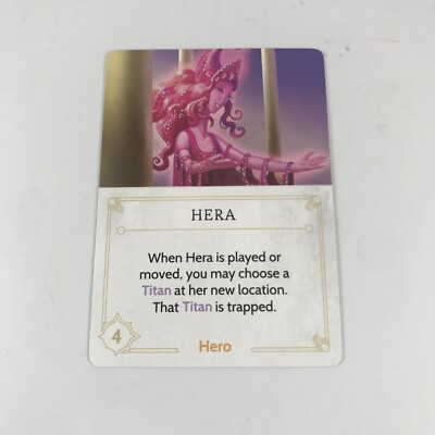 Disney Villainous Hades Hera Hero Fate Deck Replacement Card | eBay