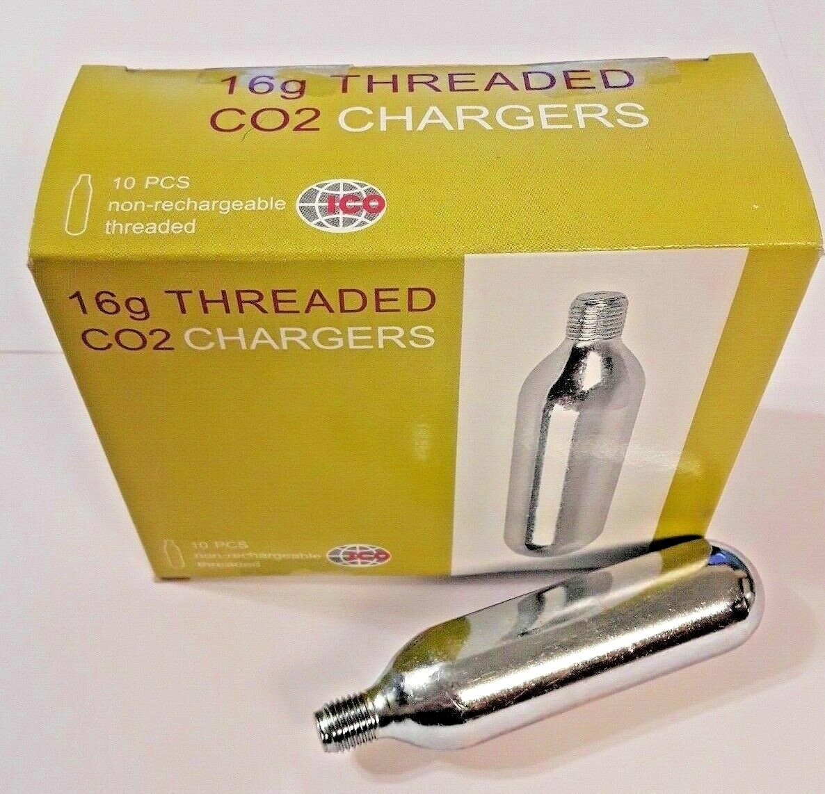 20 CO2 16g threaded cartridg C02 keg charger soda Mr.Fizz refill food ...