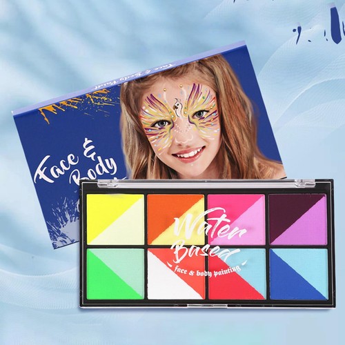 Face Body Paint Supplies Art 8 Colors Cosmetic Facepainting for ...