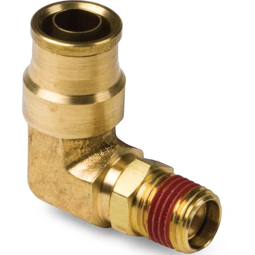 Dot Air Fittings 1/4 Od 1/4 Npt Swivel Elbow Union Brass Push Fittings ...