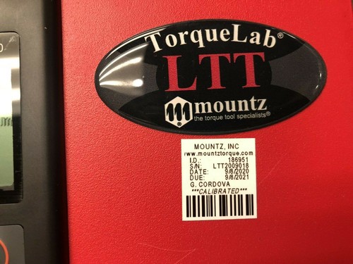 New Mountz LTT-2100, 50F Torque Lab Analyzer 5LBF.FT MIN 50LBF.FT MAX ...