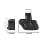 Motorcycle Saddle Bags Side Saddlebag For Harley Heritage Softail ...