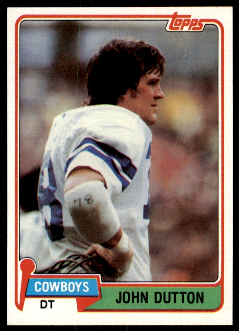 1981 TOPPS JOHN DUTTON* DALLAS COWBOYS #249 | eBay