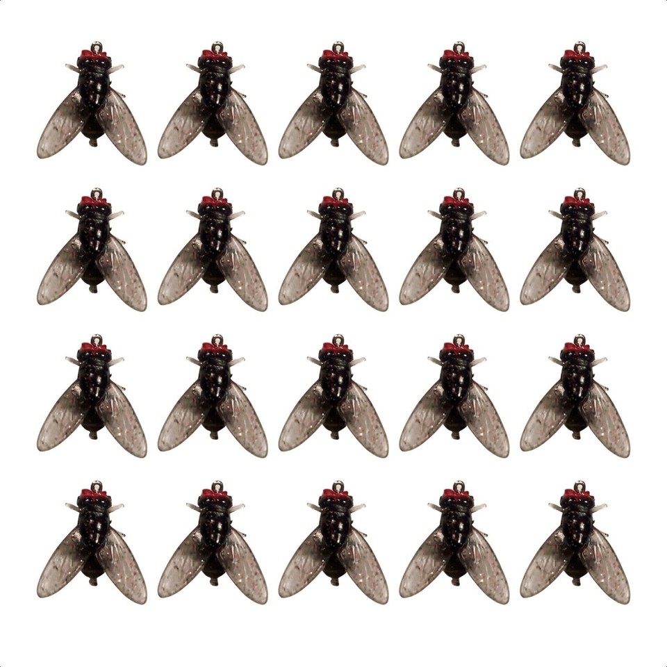 20Pcs Bionic Fly Fishing Bait Color Small Fly Hook Fly Fishing Bait ...