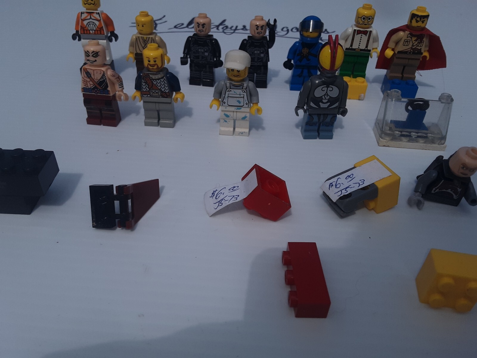 Lot of 20 vintage lego figures +more estate sale find from 80s 90s 00s ...