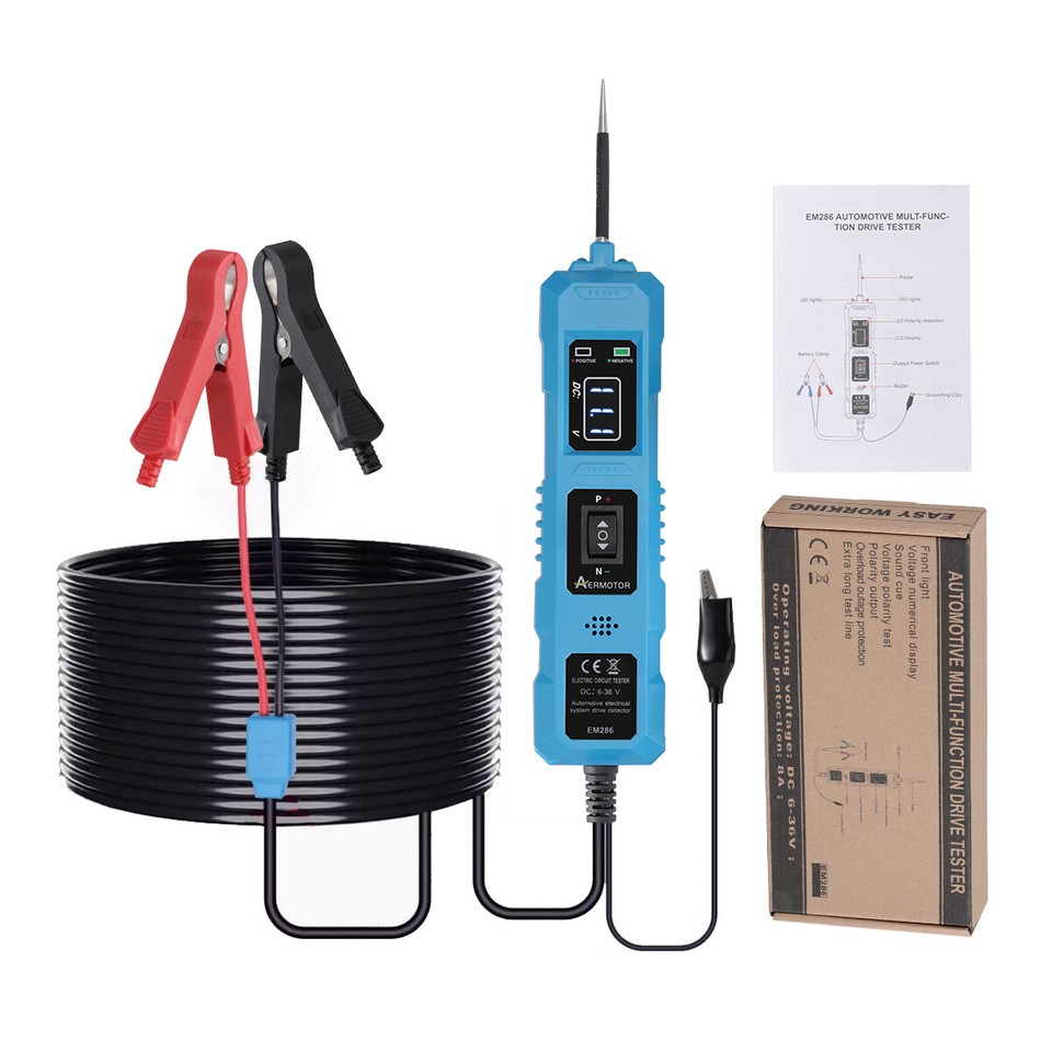 Automotive Digital Power Probe Circuit Electrical Tester Test Lead ...