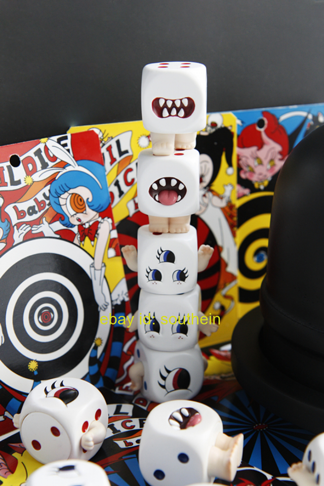 EVIL DICE BABY Mini ABAO Bite Dice Monster Trendy Play Blind Bag | eBay