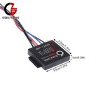 DC 12V 3A 36W Dual Color Temperature Stepless Dimmable Touch Sensor ...