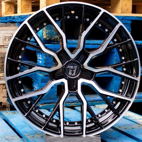 20"/Nissan X Trail/Wolfrace 71 Lux Munich GTR Custom/Black/Pol/8.5j ...