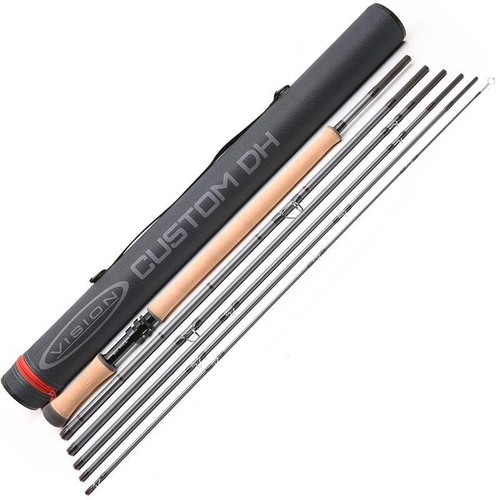 VISION CUSTOM DH FLY FISHING ROD SIX PACK TRAVEL 13FT #8 6 PIECE DOUBLE ...