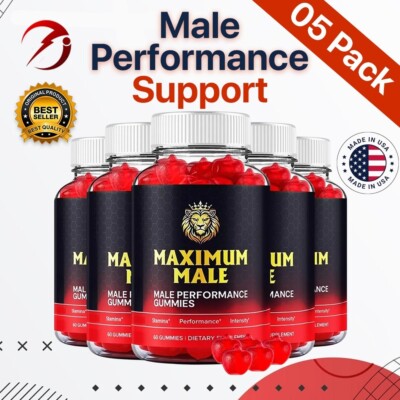 (5 Pack) Maximum Male Gummies for Men – MaximumMale Male Gummies All ...