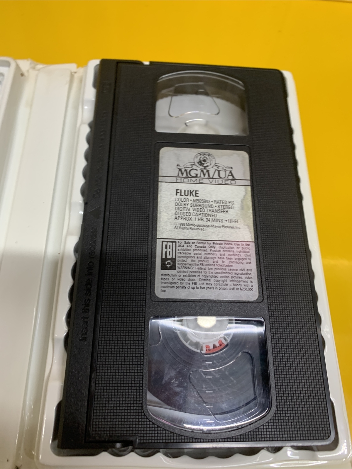 Fluke (VHS, 1996, Clamshell; Family Entertainment) MATTHEW MODINE ...