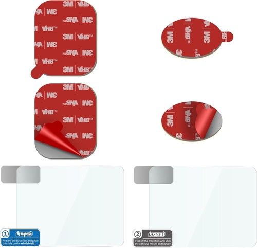 Adhesive Pads & Car Windshield Electrostatic Film for Mounting Nextbase ...