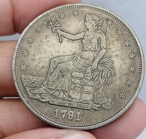 Unique first American 1791 dollar coin stunning piece | eBay