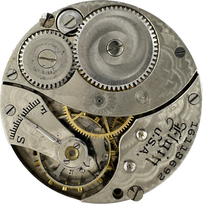 Antique 0 Size Elgin Mechanical Pocket Watch Movement Grade 324 for ...