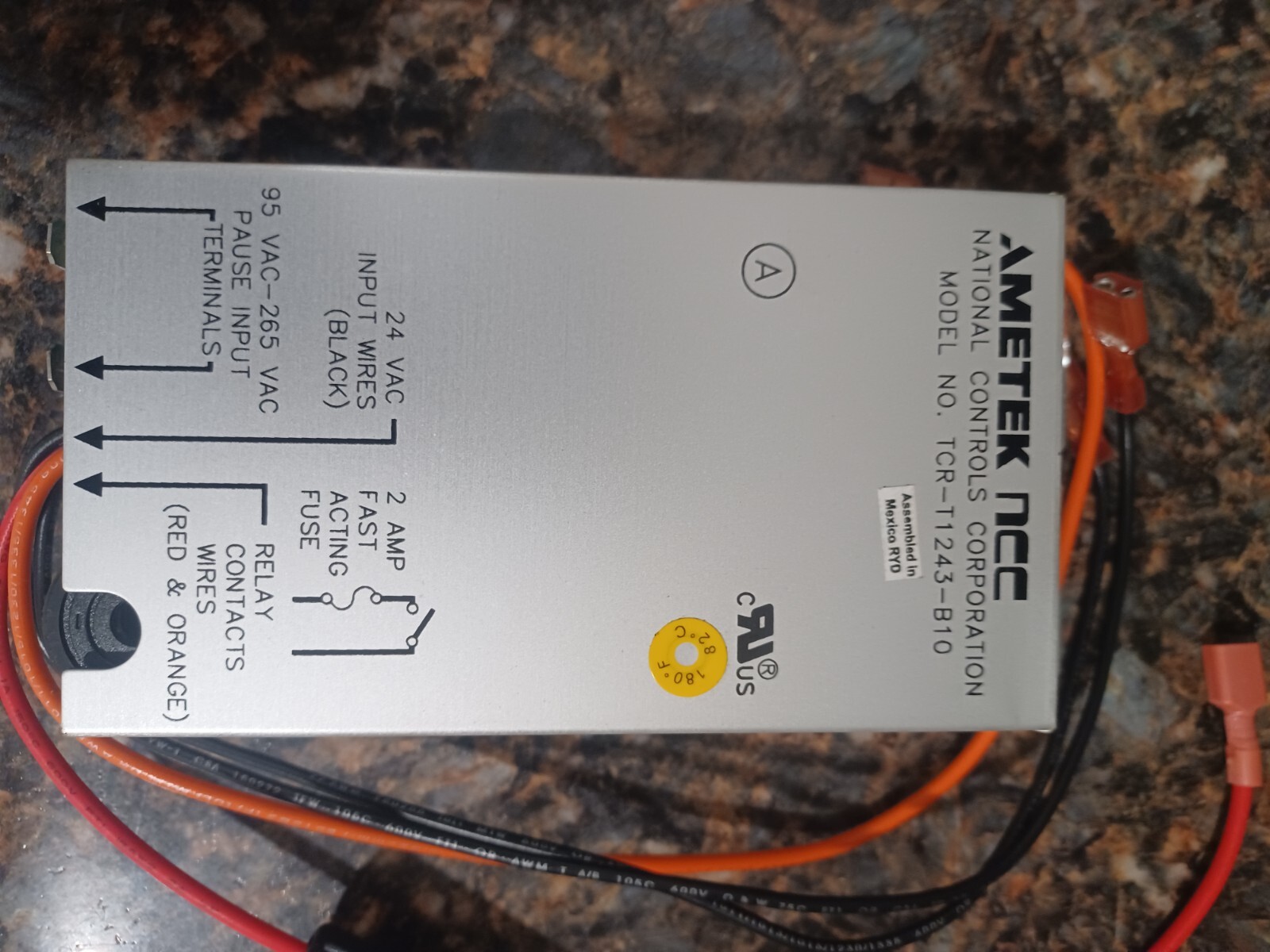 AMETEK Cleveland 104389 Convection Steamer Timer Control Panel TCR ...