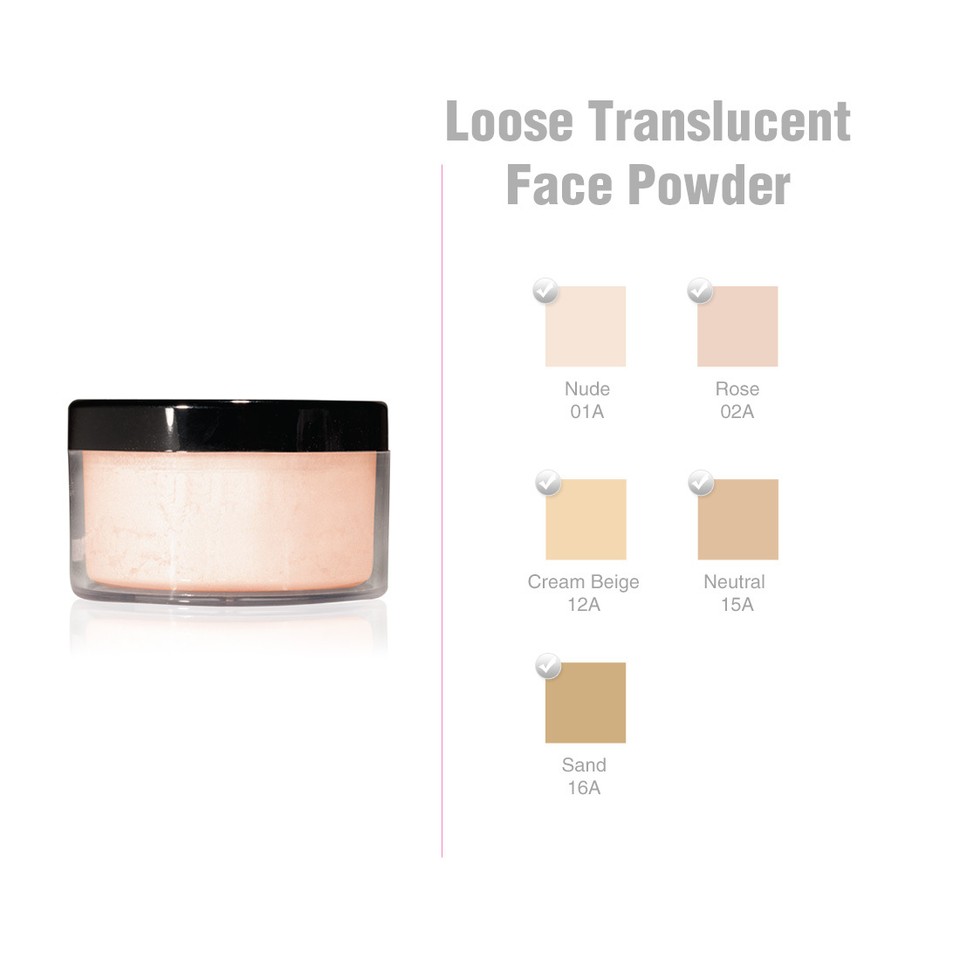 Translucent Face Powder ~Cream Beige~ New Loose Foundation a natural ...