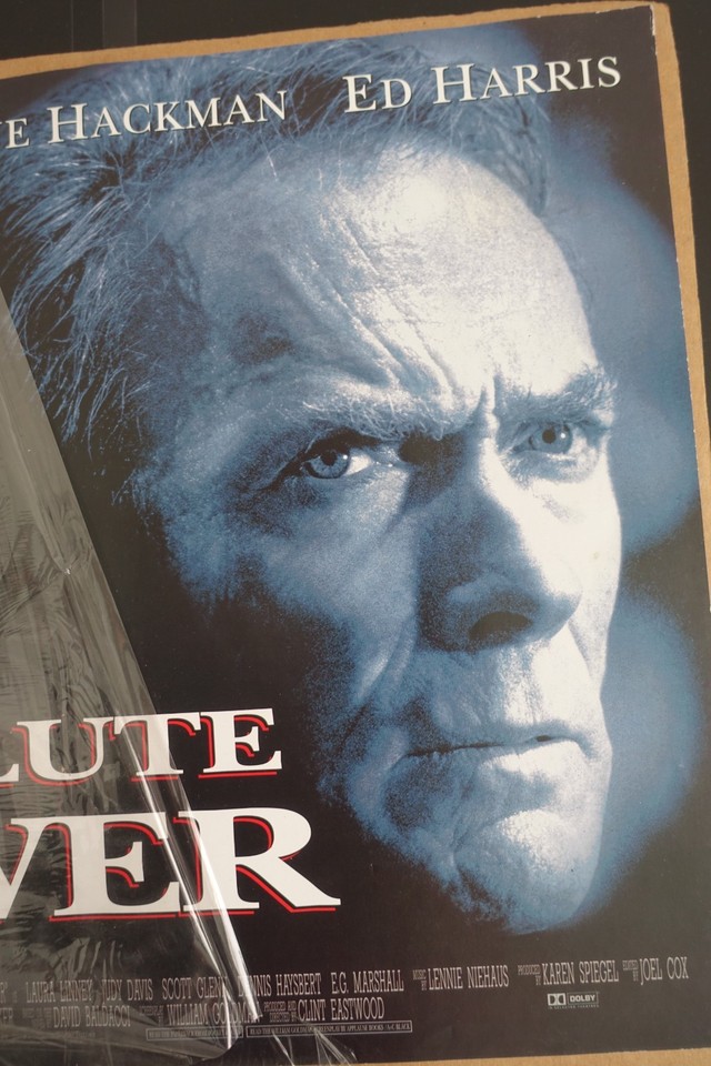 Quad Movie Poster " ABSOLUTE POWER " Starring Clint Eastwood - Gene ...