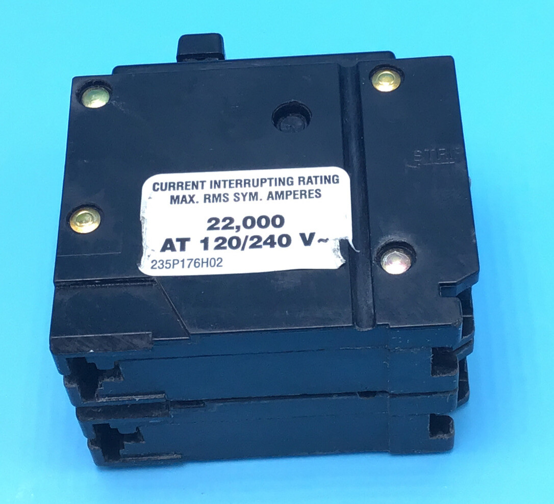 New Circuit Breaker Eaton Cutler Hammer BRH2125 125 Amp 2 Pole 120/240V ...