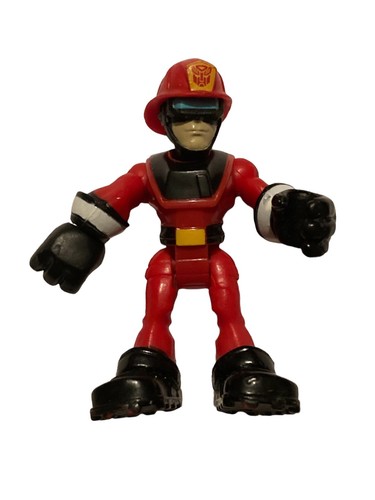 Playskool Heroes Transformers Rescue Bots CODY BURNS Firefighter Figure ...