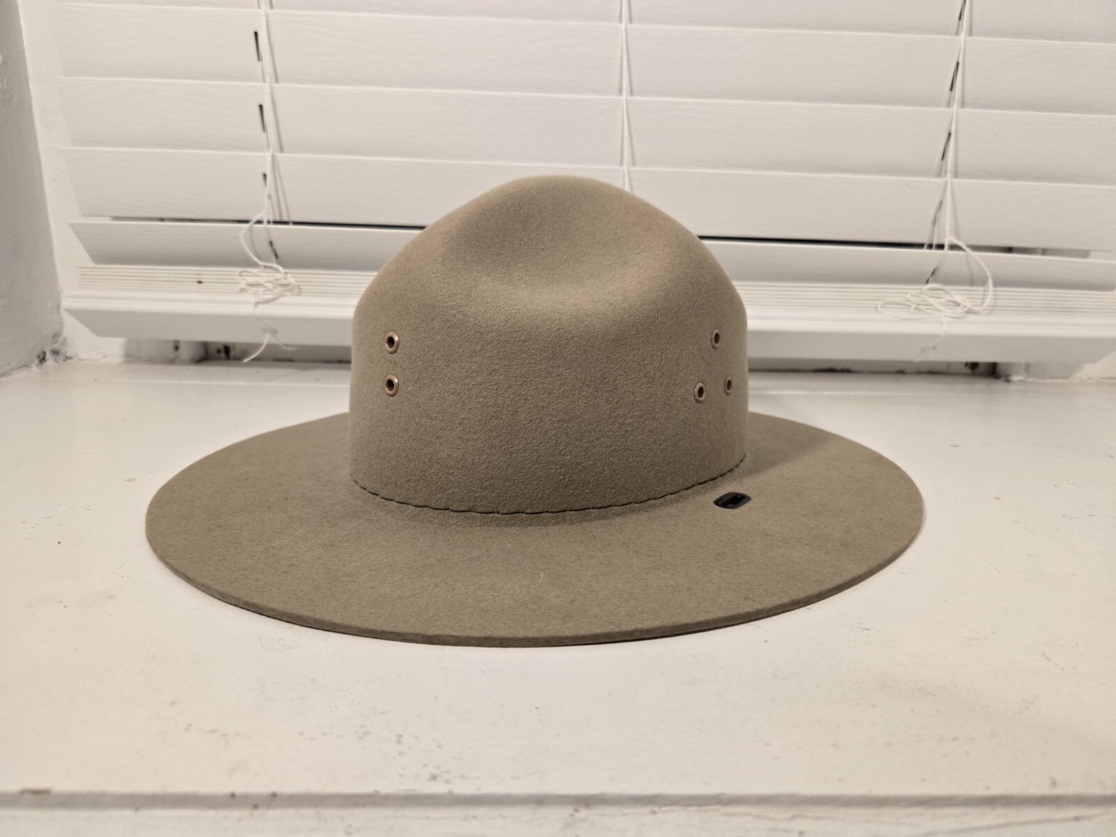 STRATTON HAT S40 /TROOPER/SHERIFF/ POLICE/RANGER/TAN BEIGE FELT HAT SZ ...