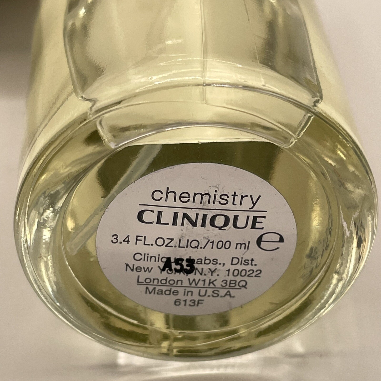 Clinique CHEMISTRY 3.4 oz 100 ml EDT For Men Skin Cologne Vtg Rare- NEW ...