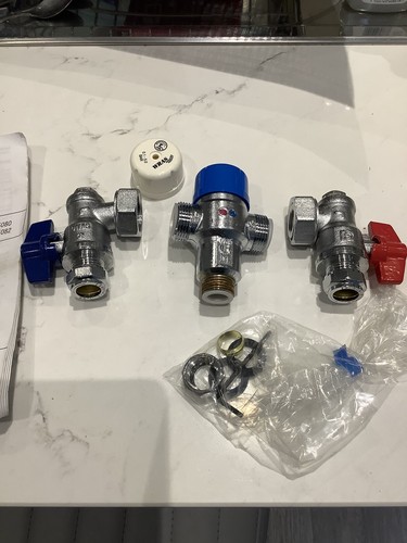 Bulldog C85079 Pegler 5A1211 15mm Thermostatic Mixing Combined Valve ...