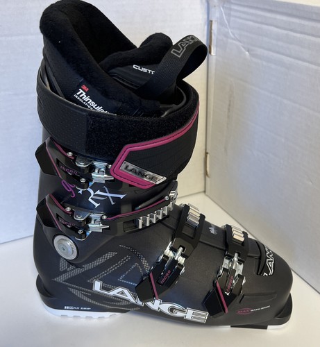 Lange RX 90 W Ski Boot Womens 25.5 Anthracite/Magenta | eBay