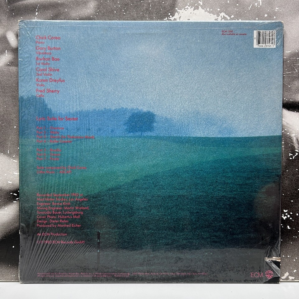 Chick Corea / Gary Burton – Lyric Suite for Sextet LP VG Ex 1983 US ECM ...