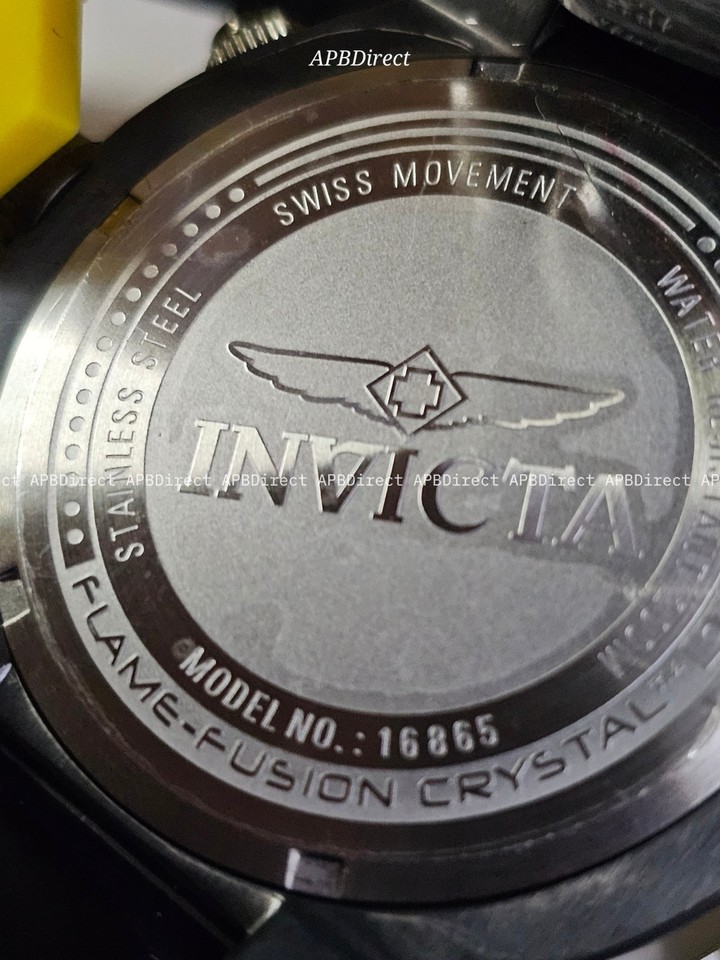 Invicta - Swiss ETA G10.711 Chronograph OCEAN REEF - GUNMETAL - mens ...