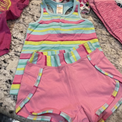 Girls Size 4 Gymboree Outlet Colorful Set of 5 Outfits W/Visor | eBay
