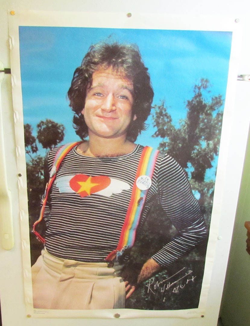 MORK & MINDY ROBIN WILLIAMS AS MORK 1979 WALL POSTER DARGIS ASSOCIATES ...