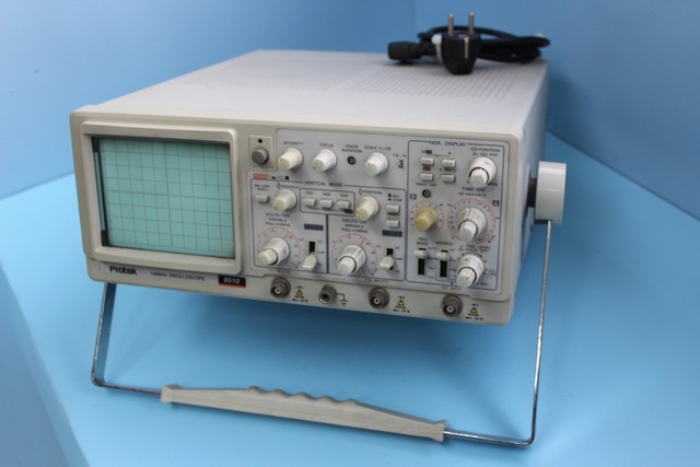 Protek 6510 Oscilloscope 100mhz 2 Channel With Probe Working for sale ...