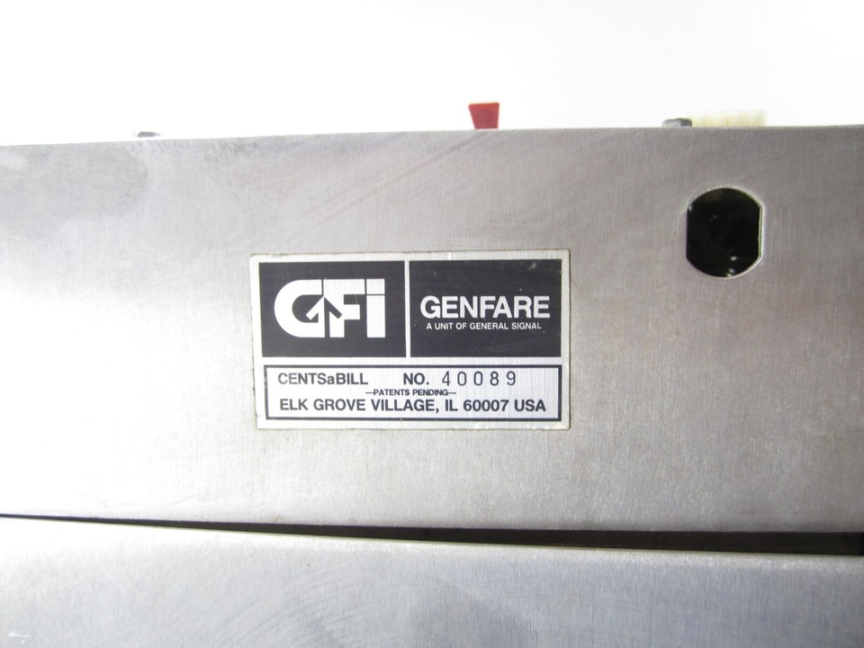Genfare CENTSaBill Stainless Farebox Box Part | eBay