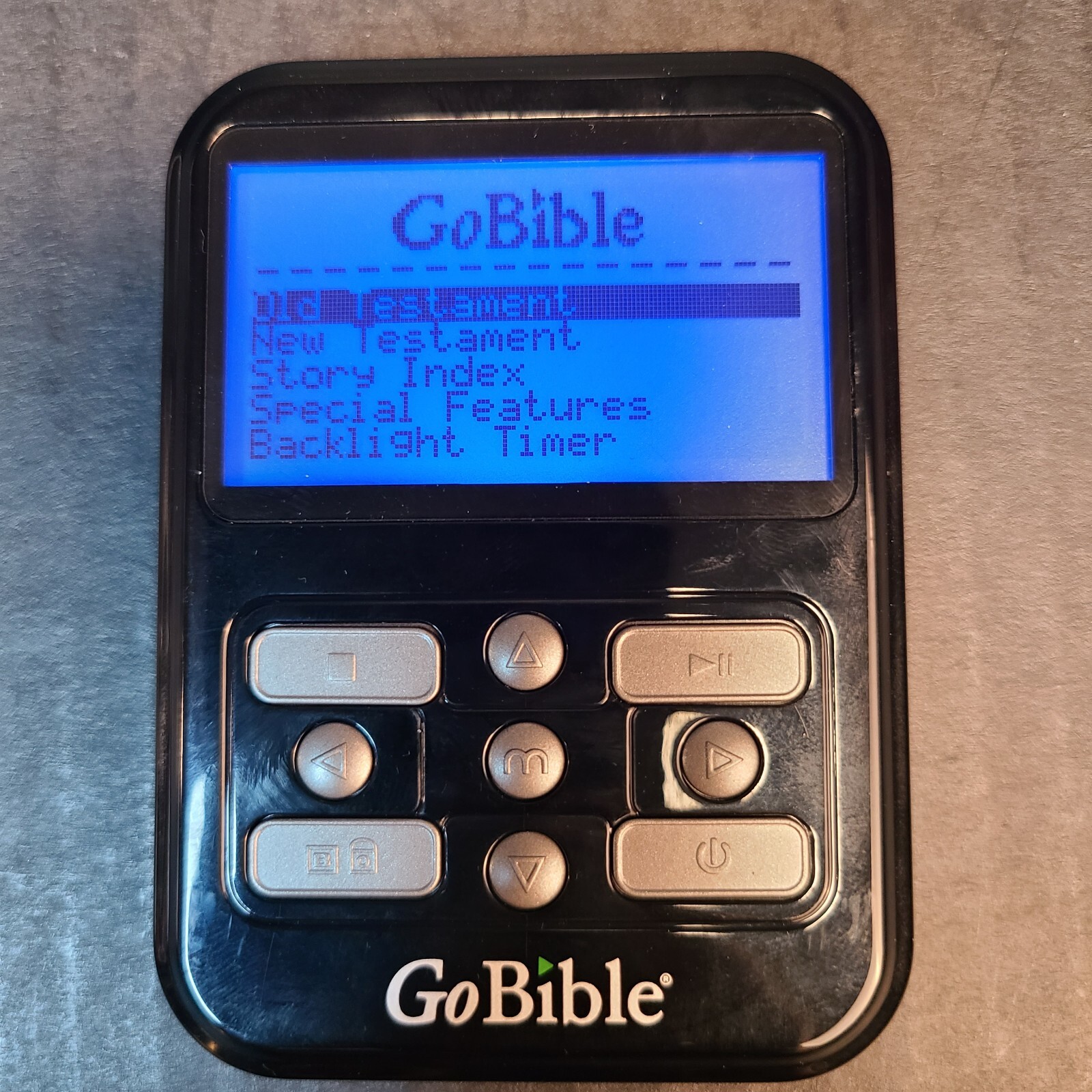 The "Original" Go Bible GoBible Digital Audio Bible NIV Version Used | eBay