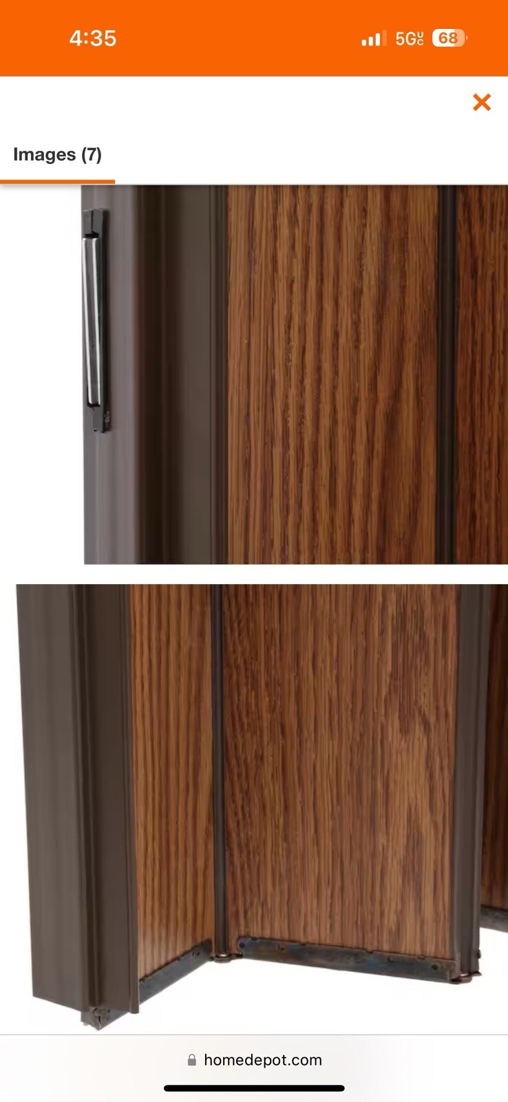 Woodfold accordion door | eBay