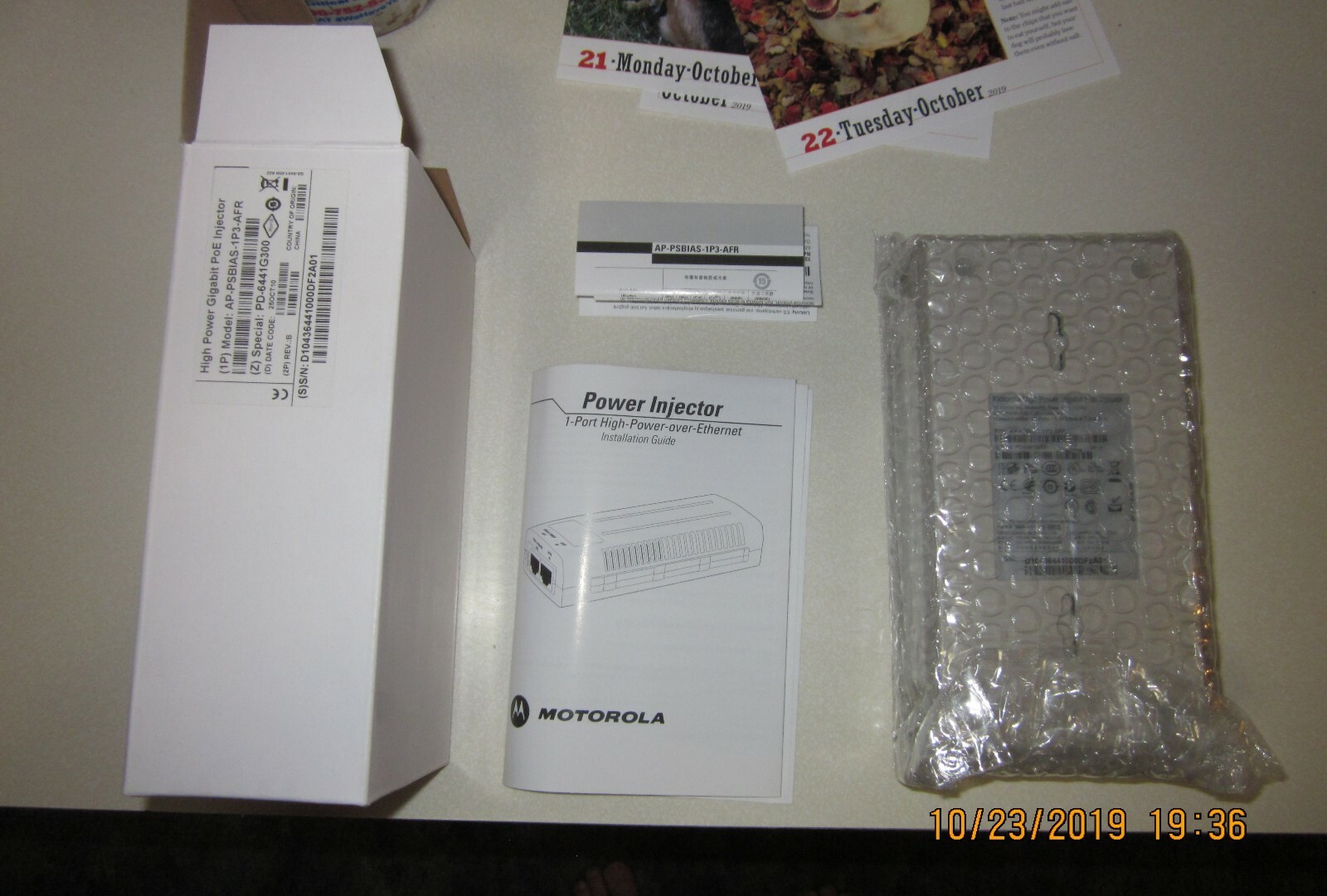 New Motorola High Power Gigabit POE Injector AP-PSBIAS-1P3-AFR | eBay