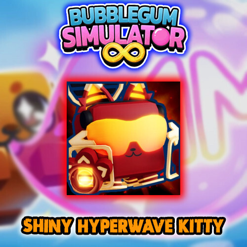SHINY HYPERWAVE KITTY | Bubble Gum Simulator Infinity - BGSI | CHEAPEST ! | eBay