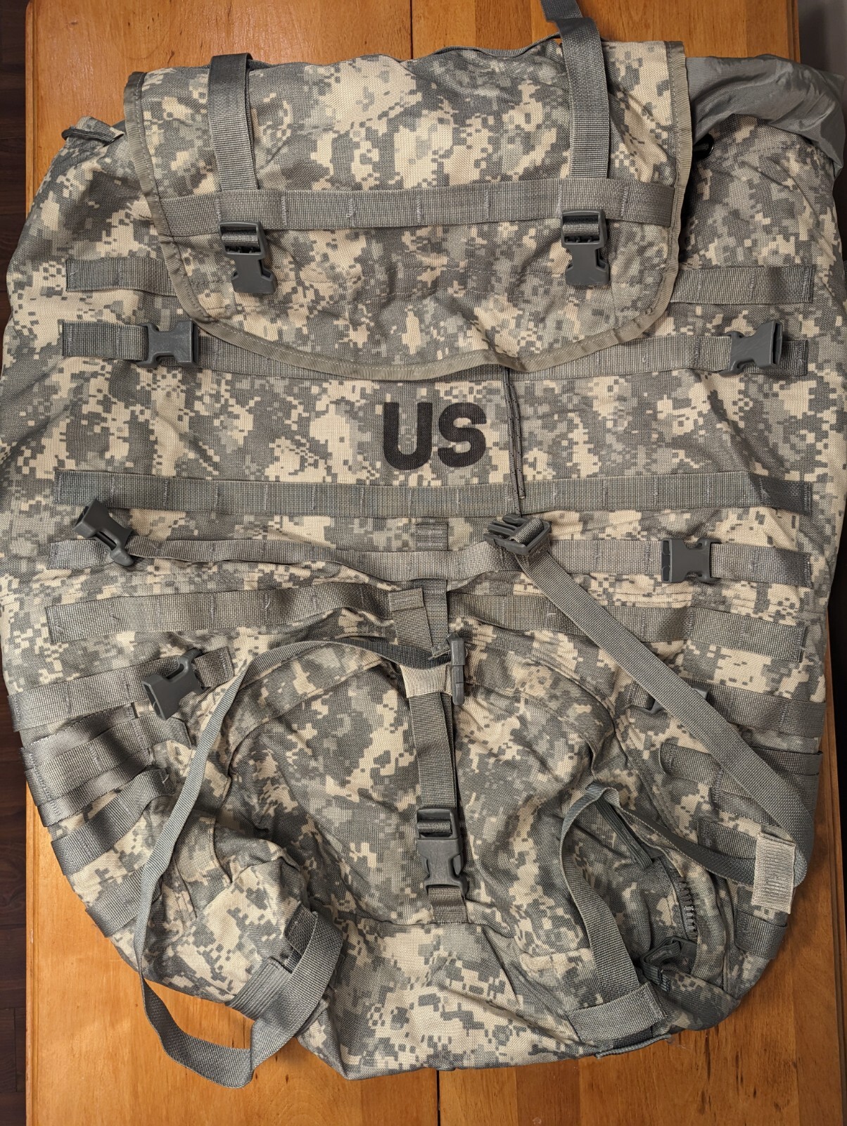 2 - US Military Surplus Rucksack USGI Large Field Pack MOLLE II ACU ...