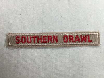 Southern Drawl large letter spoof interpreter strip BSA Activity Patch ...