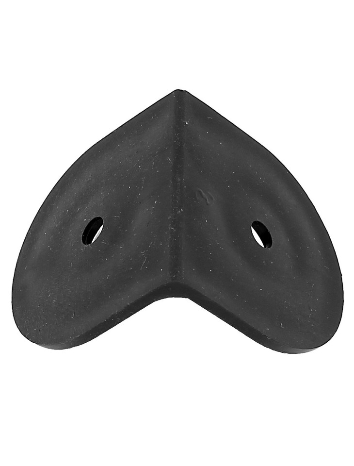 8 Pcs 2" x 2" Black Plastic L Shaped Right Angle Corner Brace Brackets ...