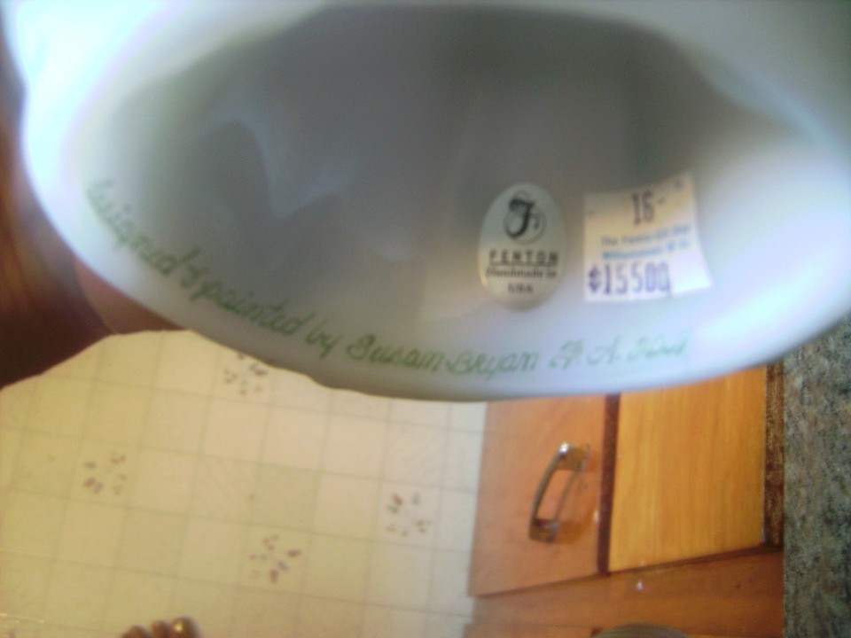 FENTON - SUSAN BRYAN (HP) 2008 SATIN/SANDED "IRISH LASS" BRIDESMAID ...