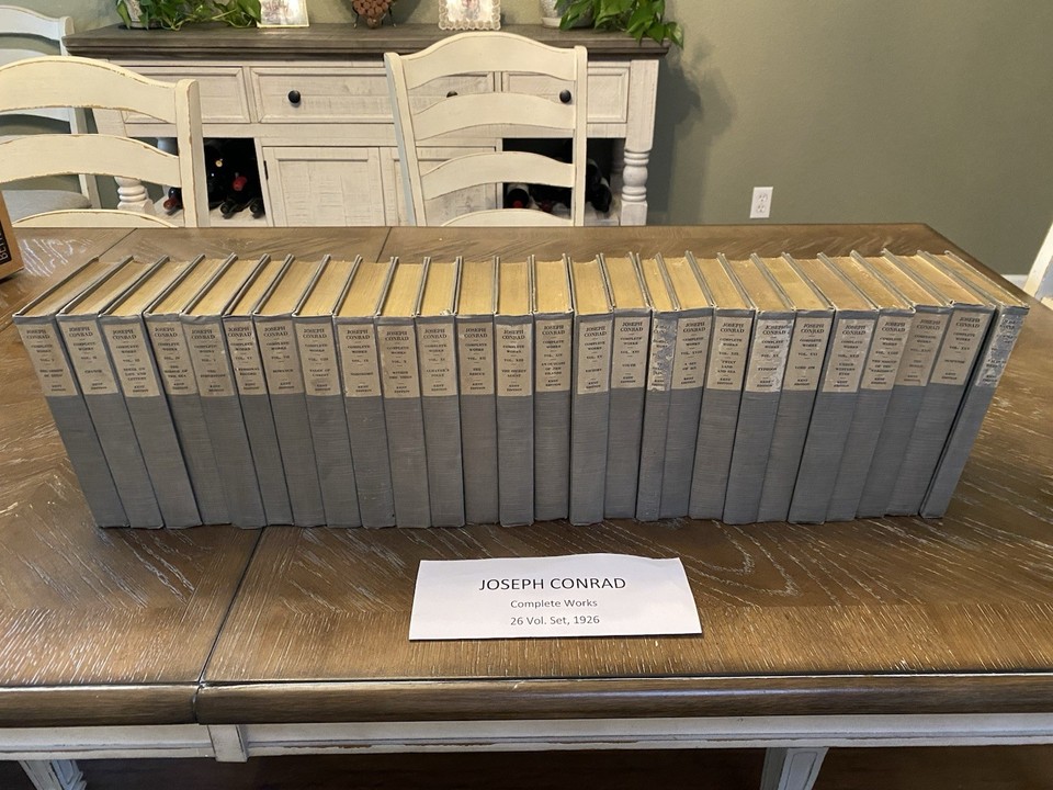 1920s Joseph Conrad Complete Works Kent Edition Complete Set, Heart of ...