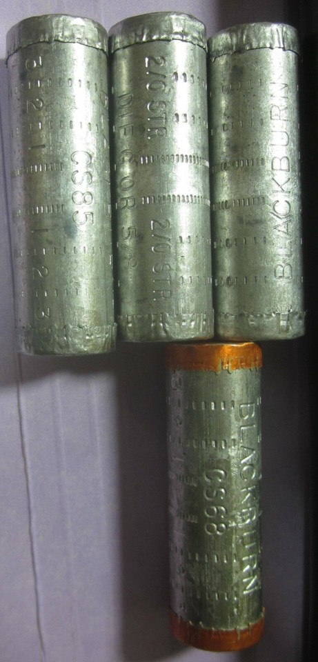 2/0 2/0 2/0 #4 Aluminum Underground URD Wire Heat Shrink Crimp Repair ...