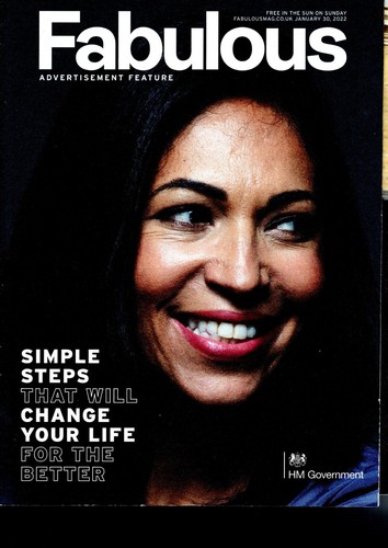 Fabulous Magazine January 30 2022 Davina McCall Katya Jones Jessika ...