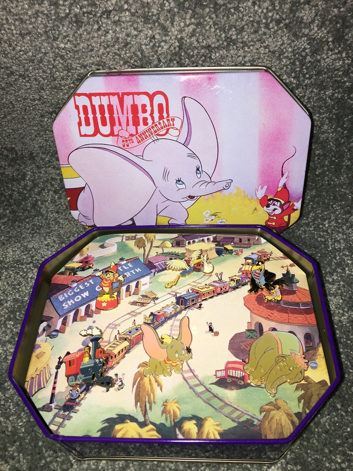 Disney DUMBO 55th ANNIVERSARY Commemorative 6 SHARP POINT PIN SET ...