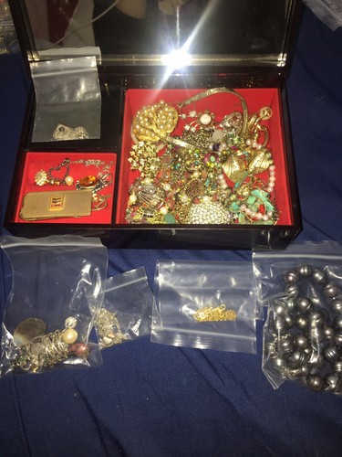 Gold, Silver, Diamond, Etc Jewelry Lot- Gemstones, Vintage, Diamonds ...