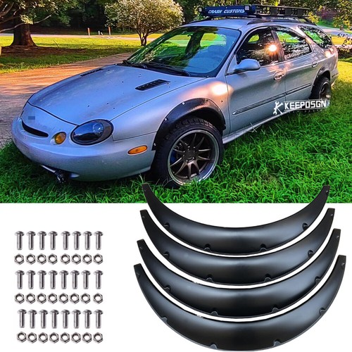4x Car Fender Flares Extra Wide Body Kit 3.5" Wheel Arches For Ford ...