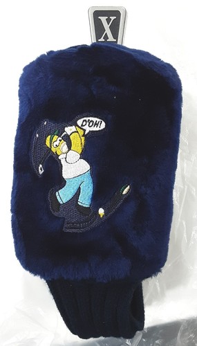 Very Rare Simpsons Golf Club Fairway Wood Head Cover Homer Doh! Great ...