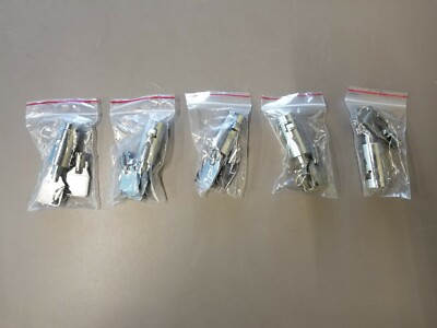 5 Brand new lock cylinder tubular standard locks for soda / snack ...